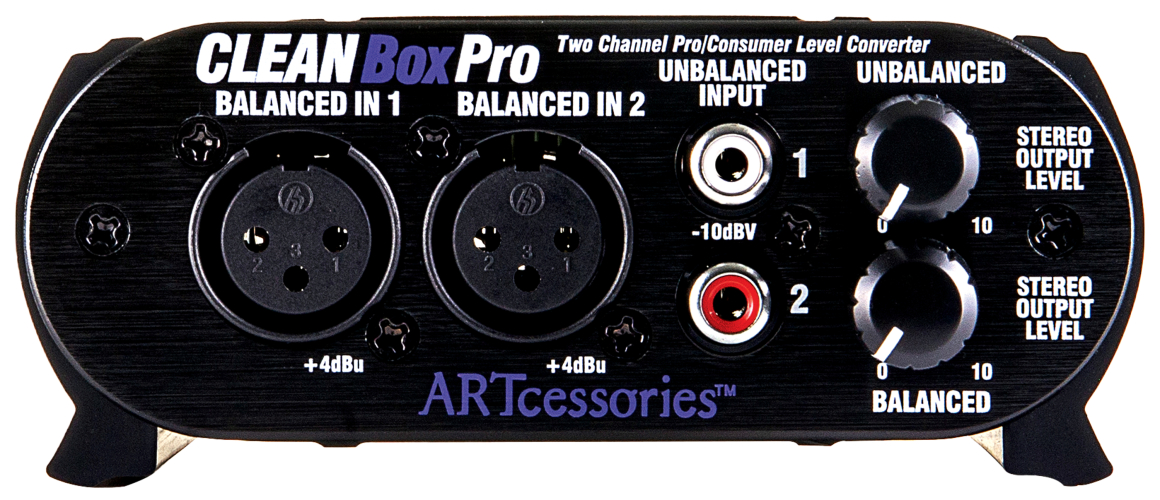 CleanBox Pro Balanced / Unbalanced Level Convertor | ART Pro Audio