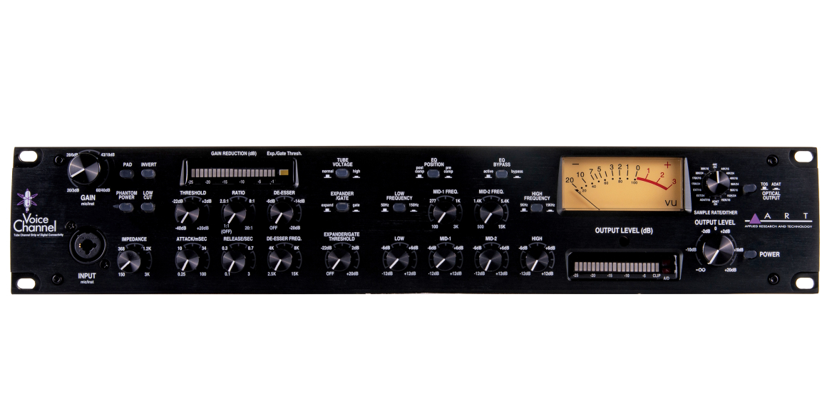 VOICECHANNEL Tube Channel Strip with Digital Connectivity | ART Pro Audio